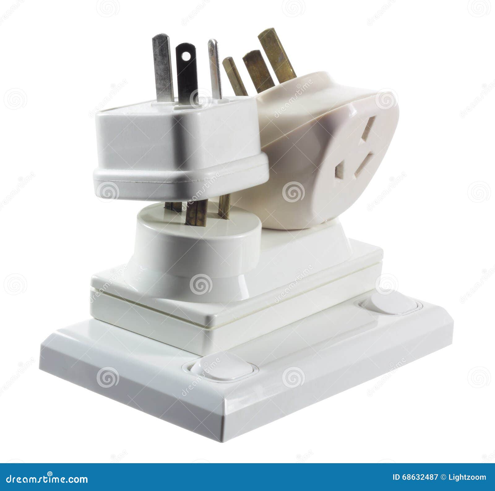 Electrical Plugs stock image. Image of stack, isolated - 68632487