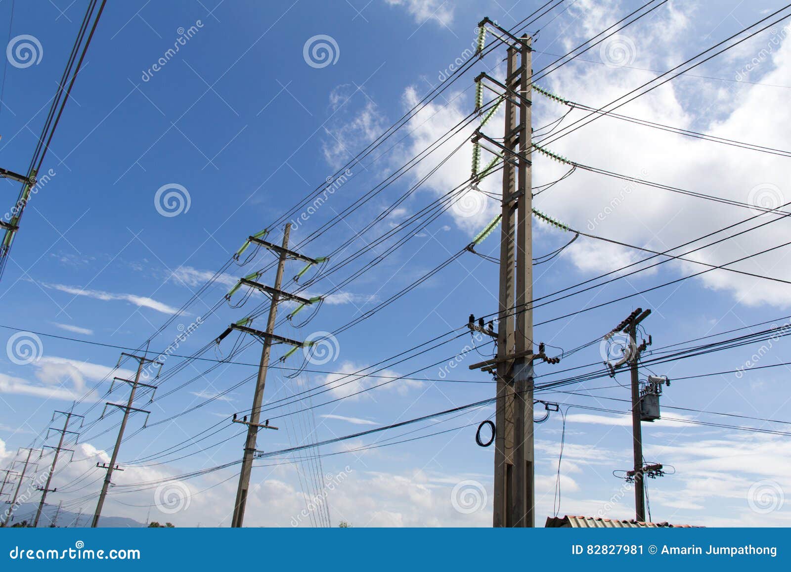 Electrical poles stock image. Image of engine, metal - 82827981
