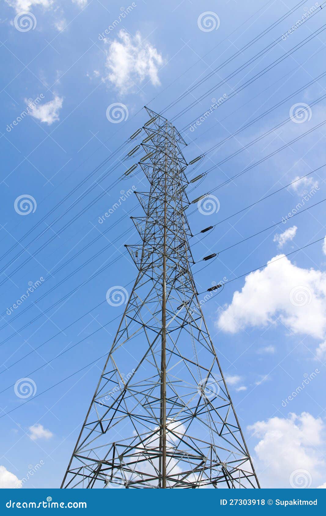 Electrical post stock photo. Image of station, power - 27303918