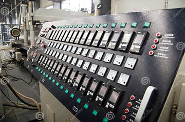 Electrical Power Distribution Center Stock Image - Image of panel ...