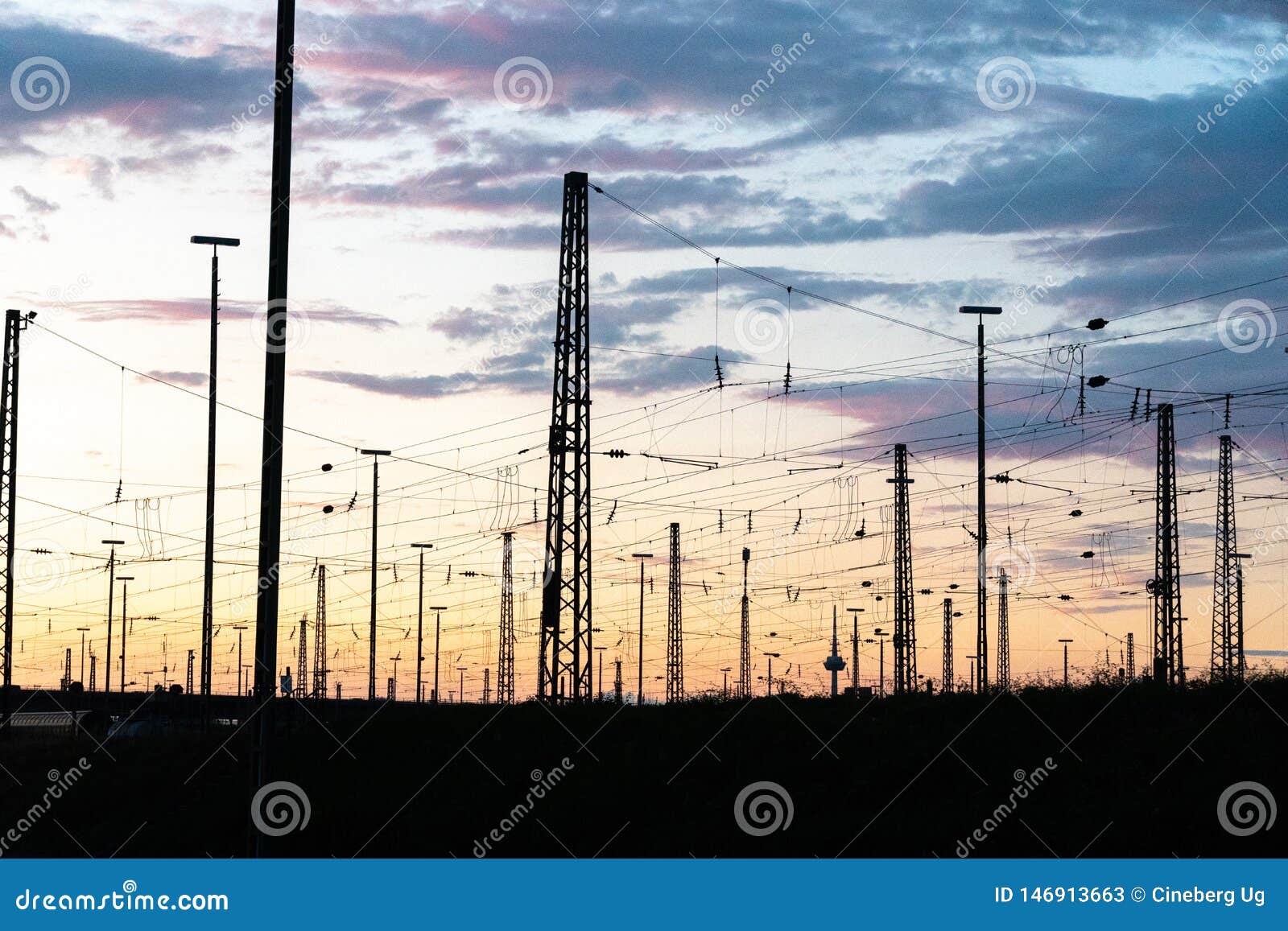 Electrical Power Distribution Stock Image - Image of industry ...