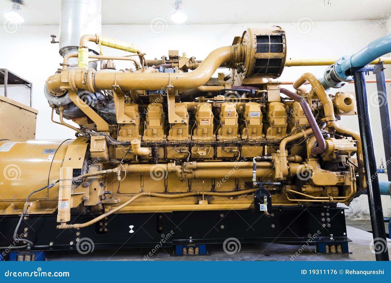 Electrical power generator stock photo. Image of engine - 19311176