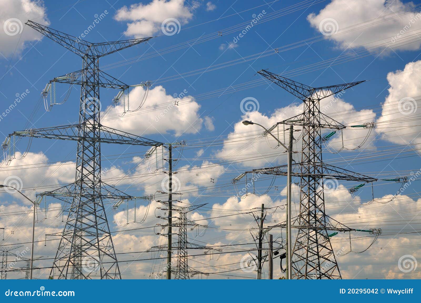 Electrical Power Grid stock photo. Image of adverse, cable - 20295042