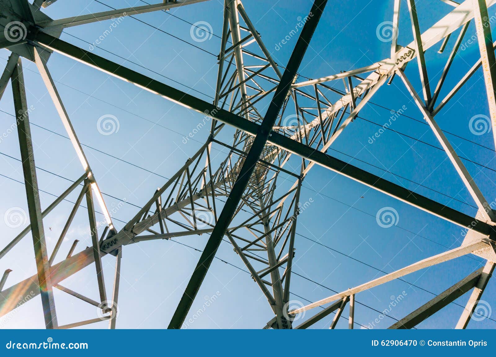 Electrical power grid stock photo. Image of line, high - 62906470