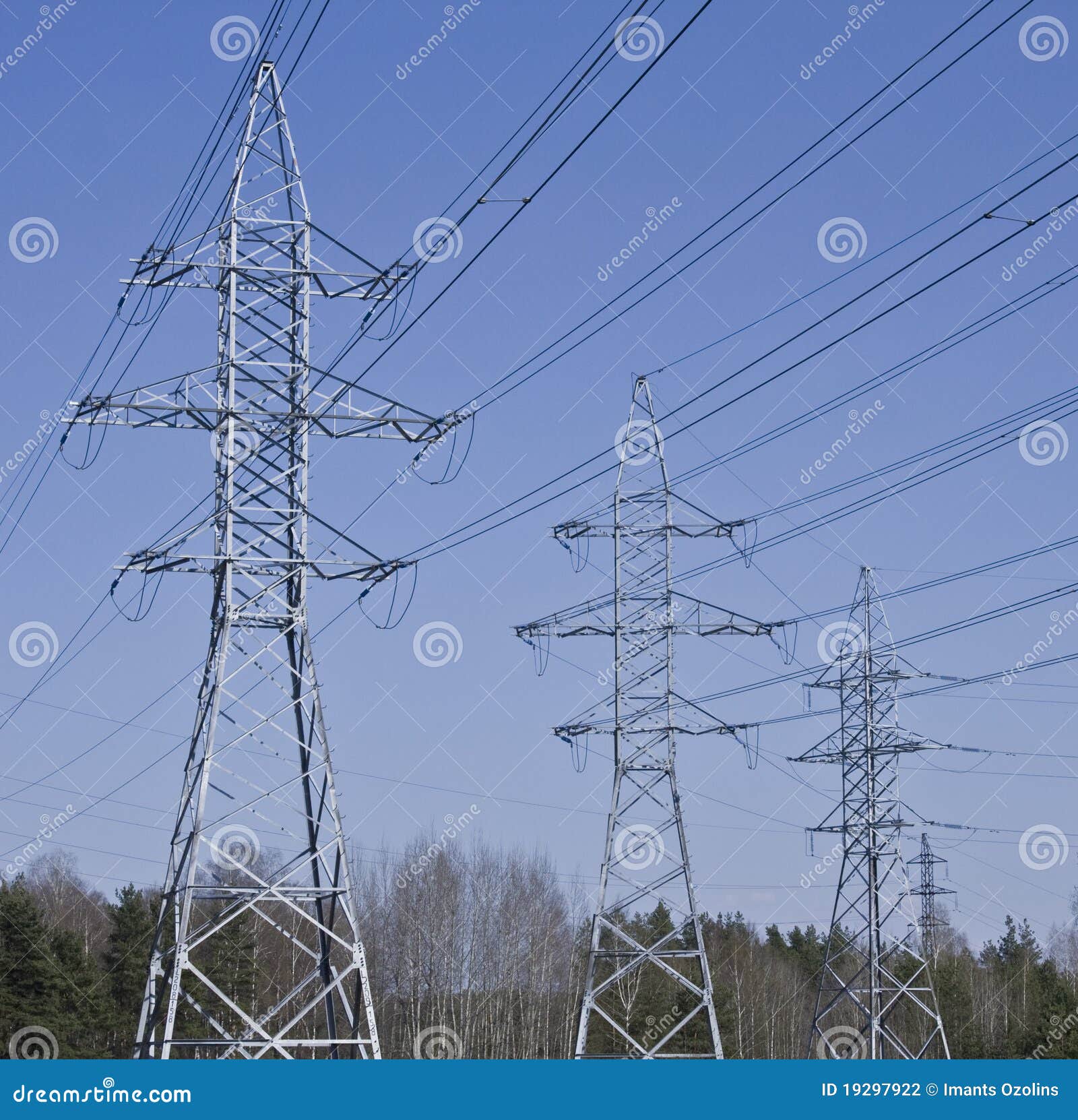 Electrical power lines stock photo. Image of engine, line - 19297922