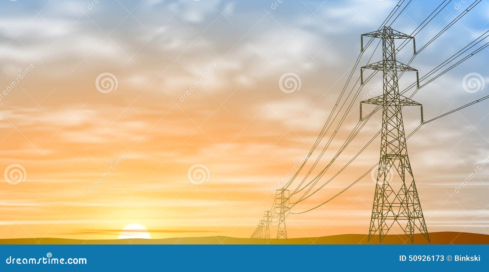 Electrical Power Line Hand Drawn Outline Doodle Icon. Vector ...