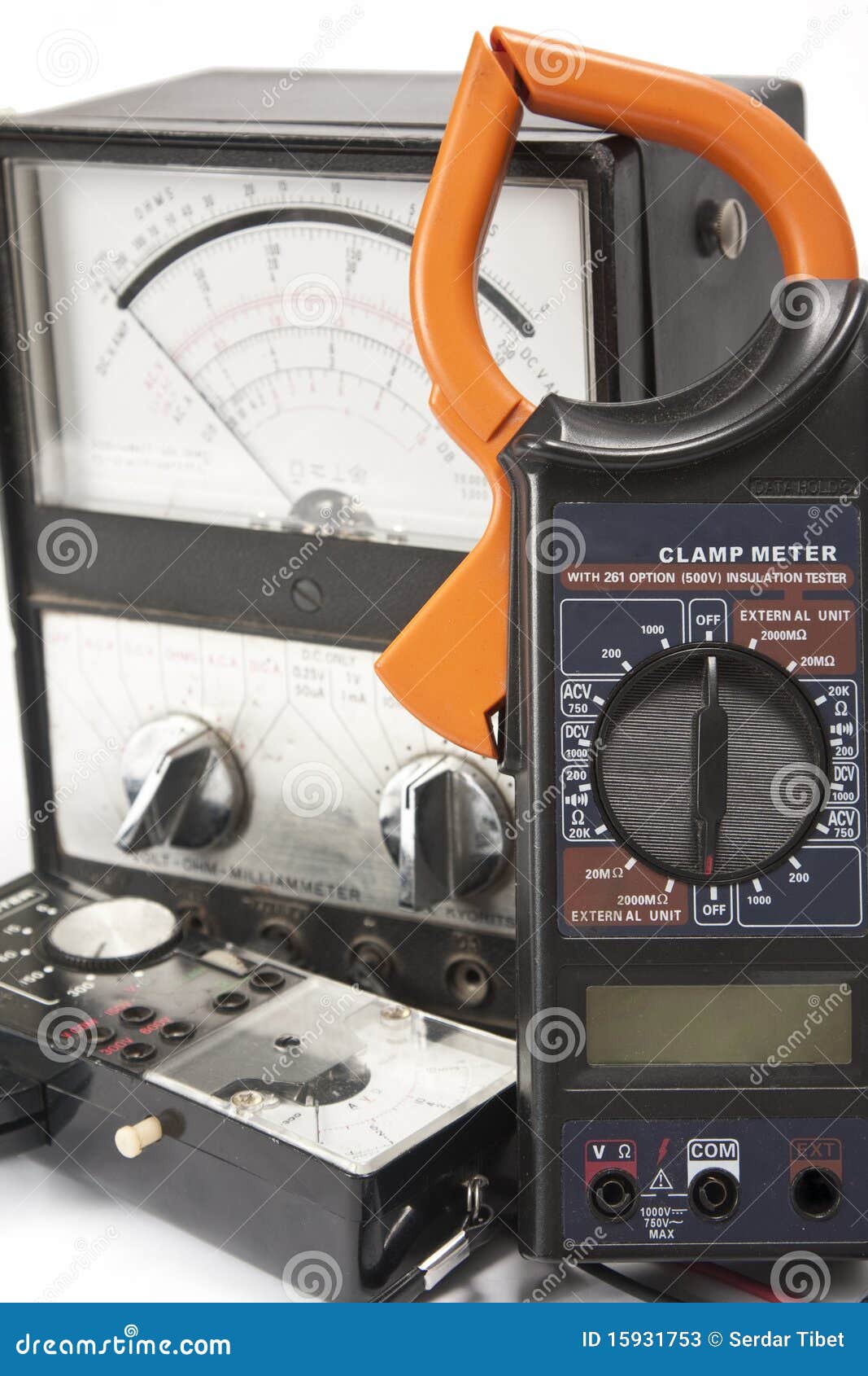Electrical Power meters stock image. Image of isolated - 15931753