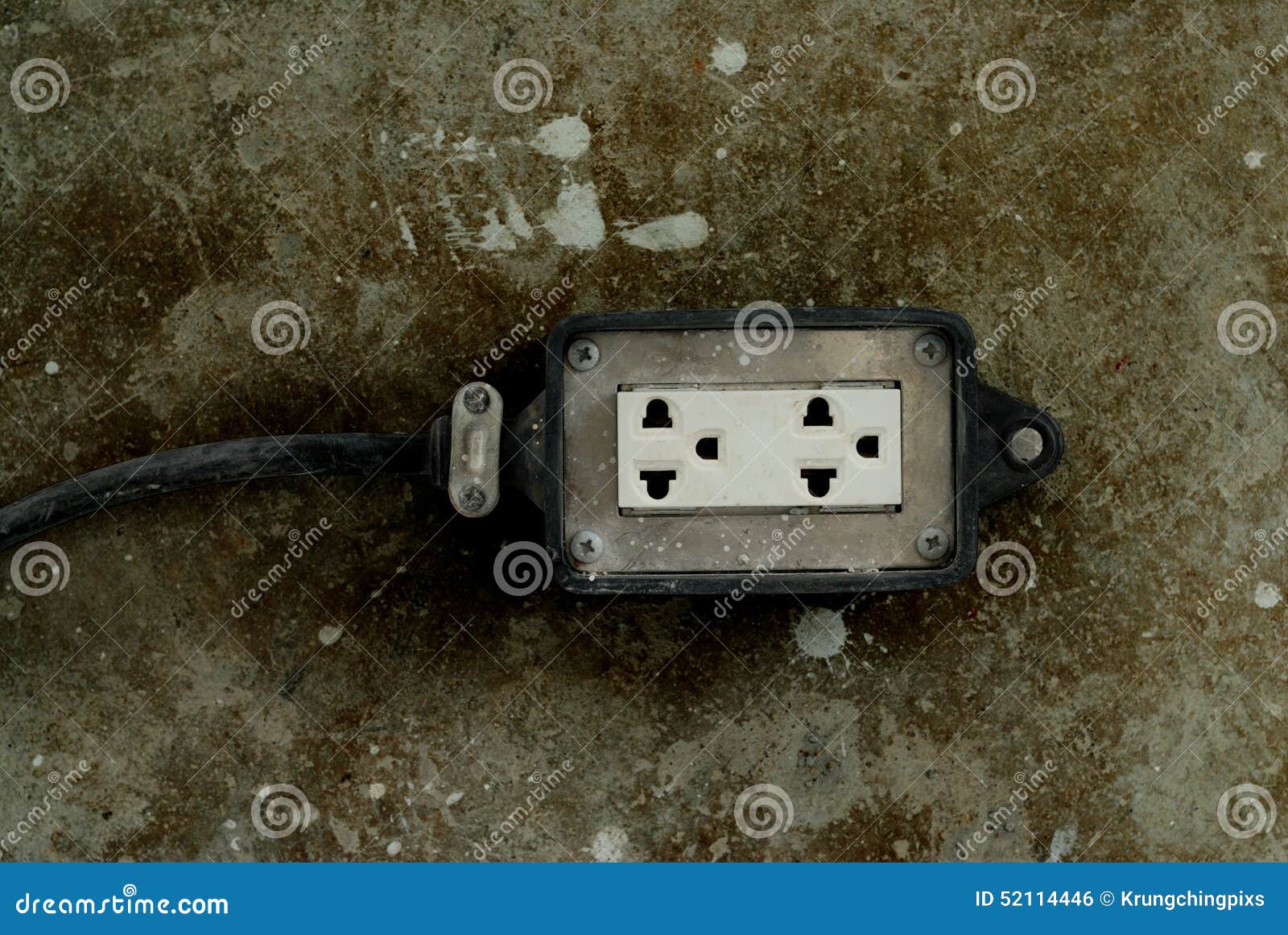 Electrical power outlet stock photo. Image of technology - 52114446