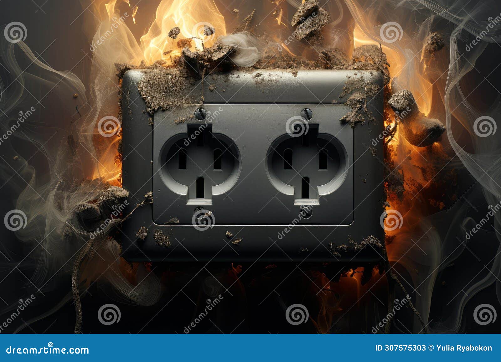 Electrical Power Socket. Generate Ai Stock Image - Image of device ...