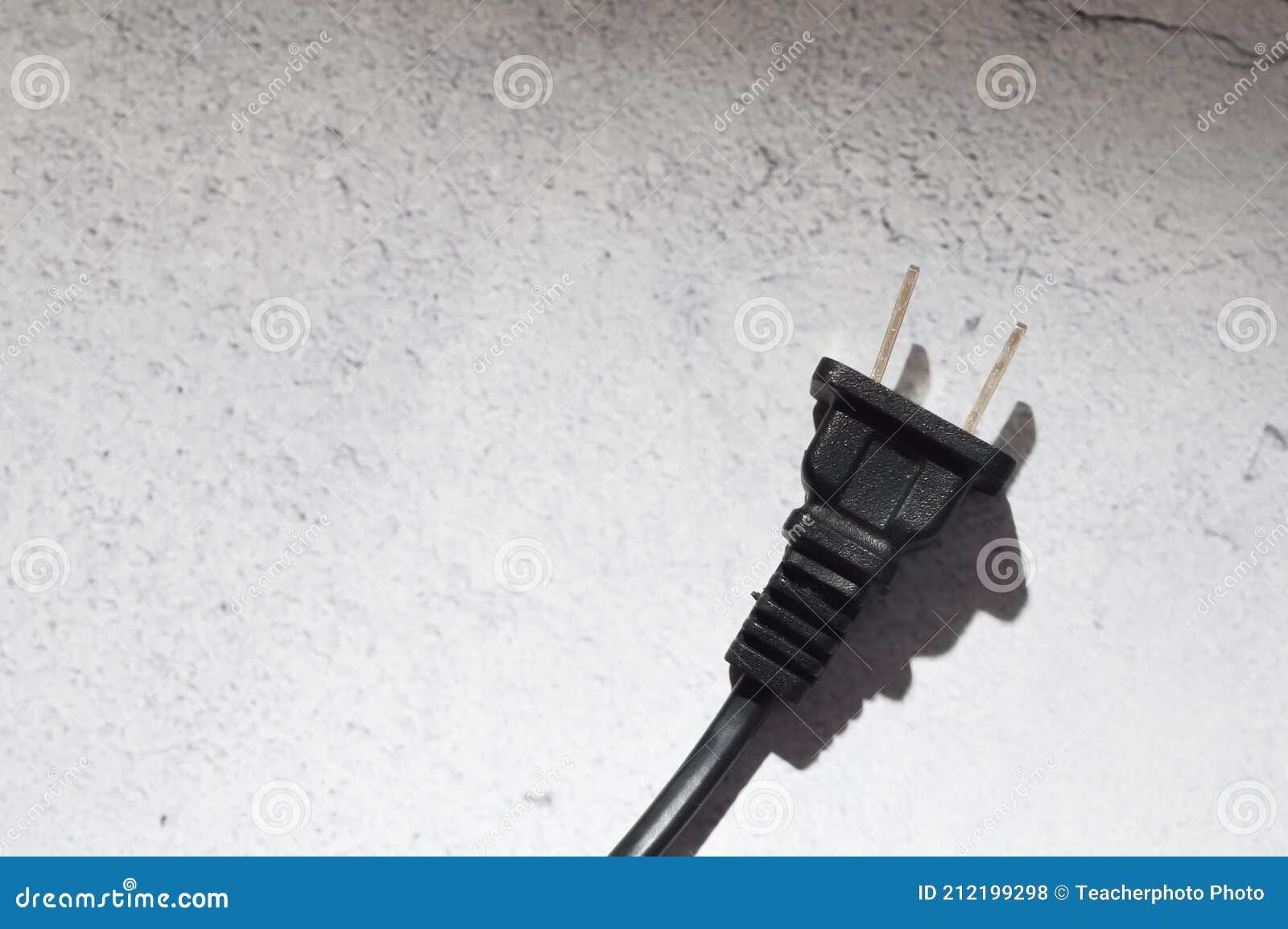 Electrical Power Socket on a Grey Background Stock Photo - Image of ...