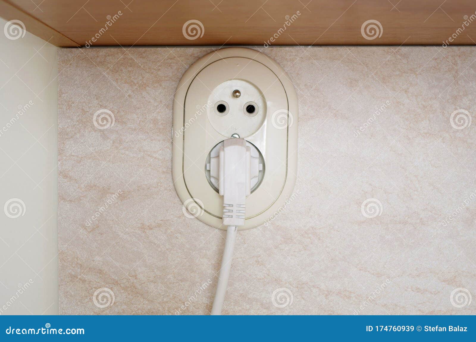 Electrical Power Socket on a Wall. Save Money and Energy, Electricity ...