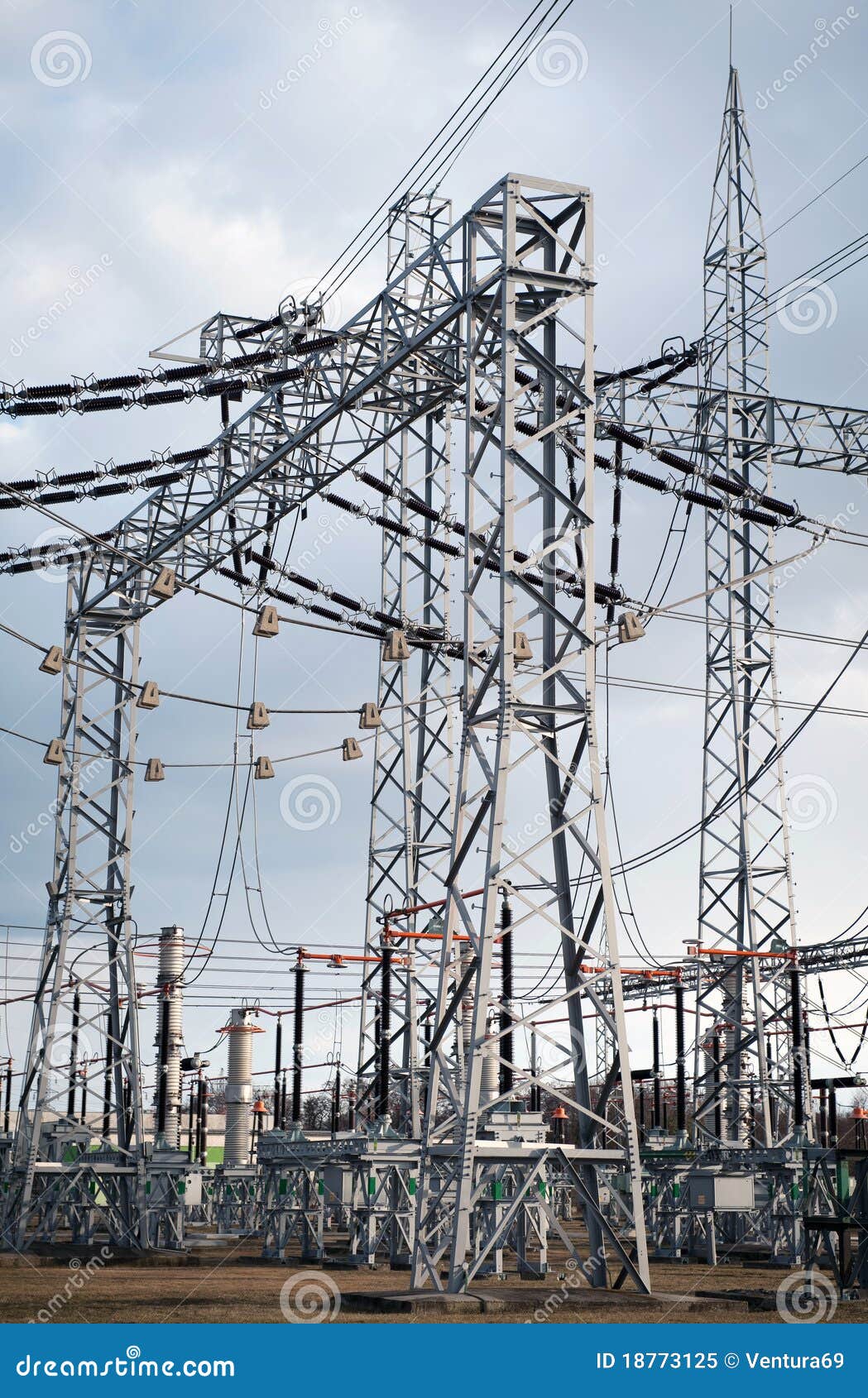 Electrical power station stock image. Image of energy - 18773125