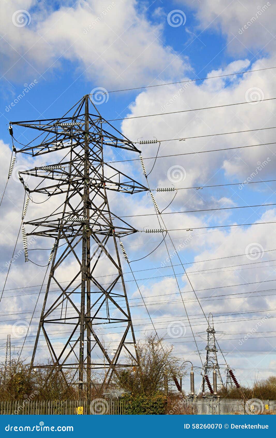 Electrical power station stock photo. Image of energetics - 58260070