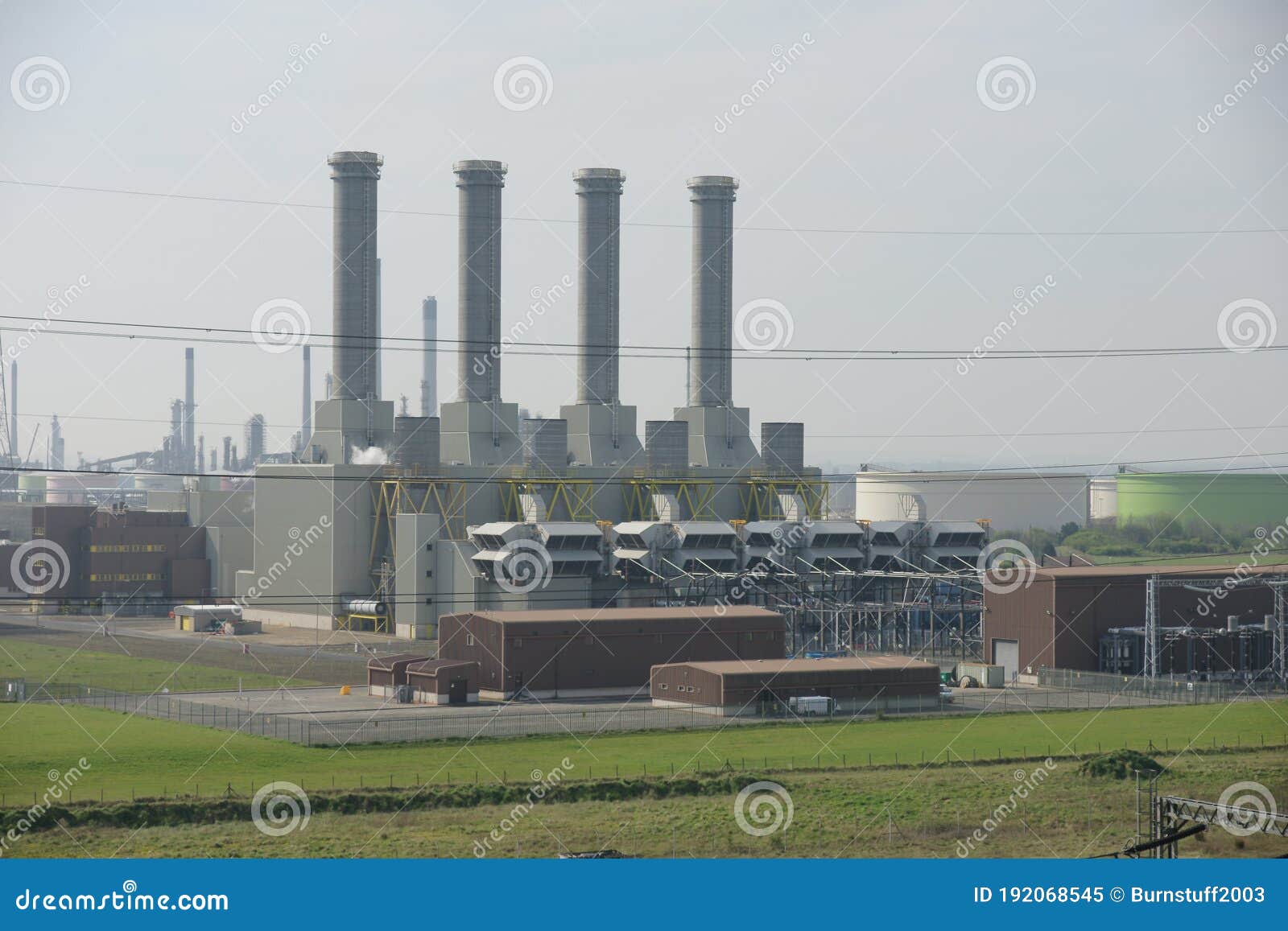 Electrical Power Station, National Grid, Electricity Stock Image ...