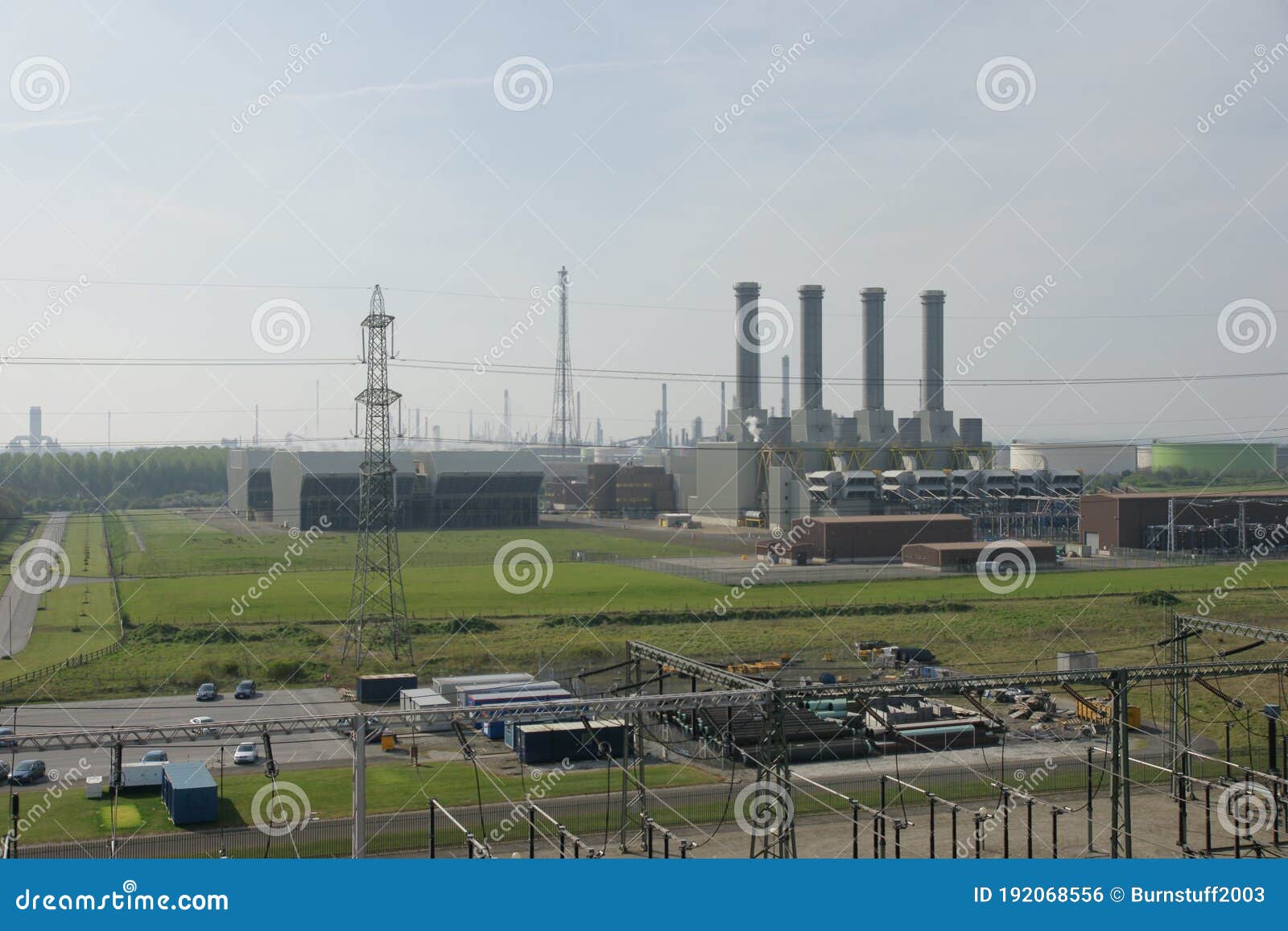 Electrical Power Station, National Grid, Electricity Stock Photo ...