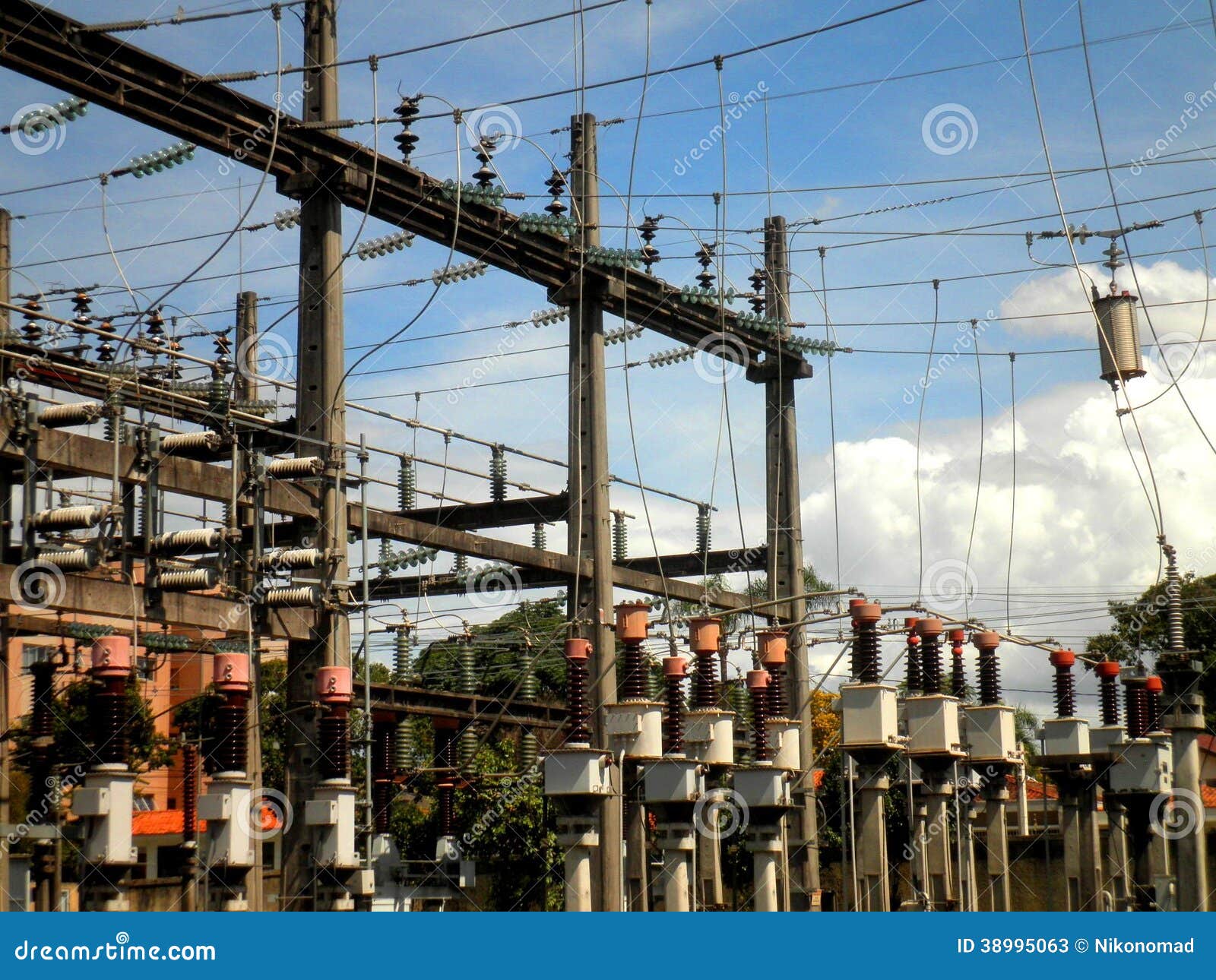 Electrical Power Station stock image. Image of electricity - 38995063