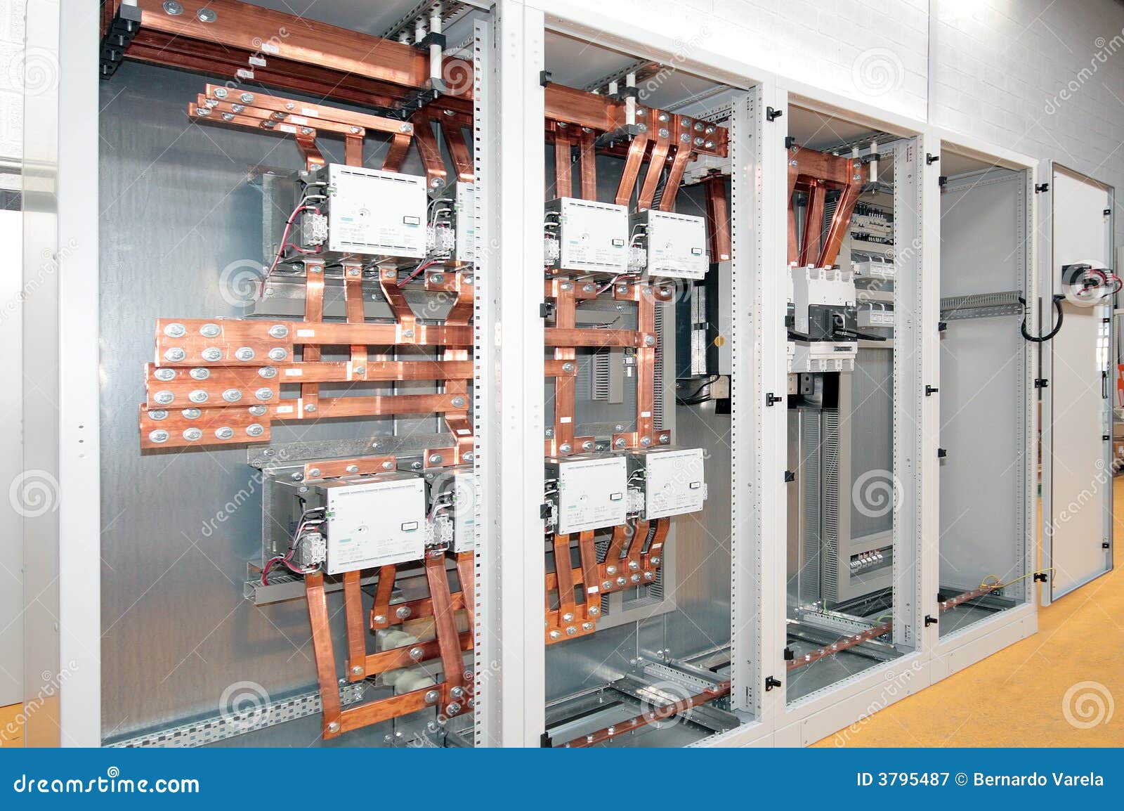 Electrical Power Switchboard Stock Image - Image of energy, industrial ...