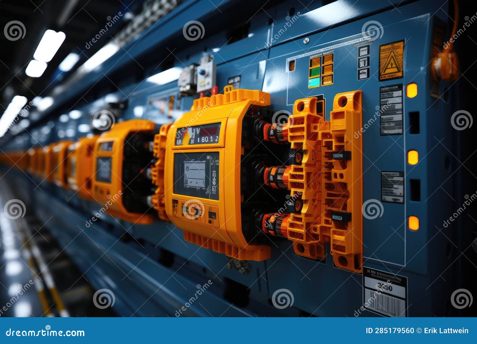 Electrical Power Visualized on a Professional Stockphoto Stock ...