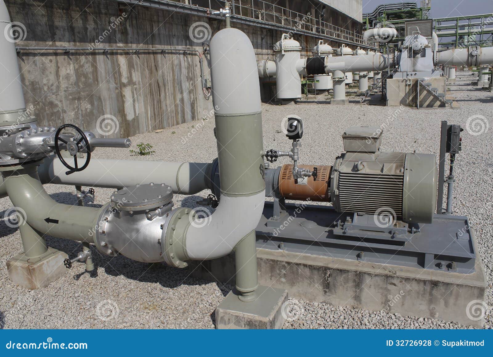 Electrical pump station stock photo. Image of power, industrial - 32726928