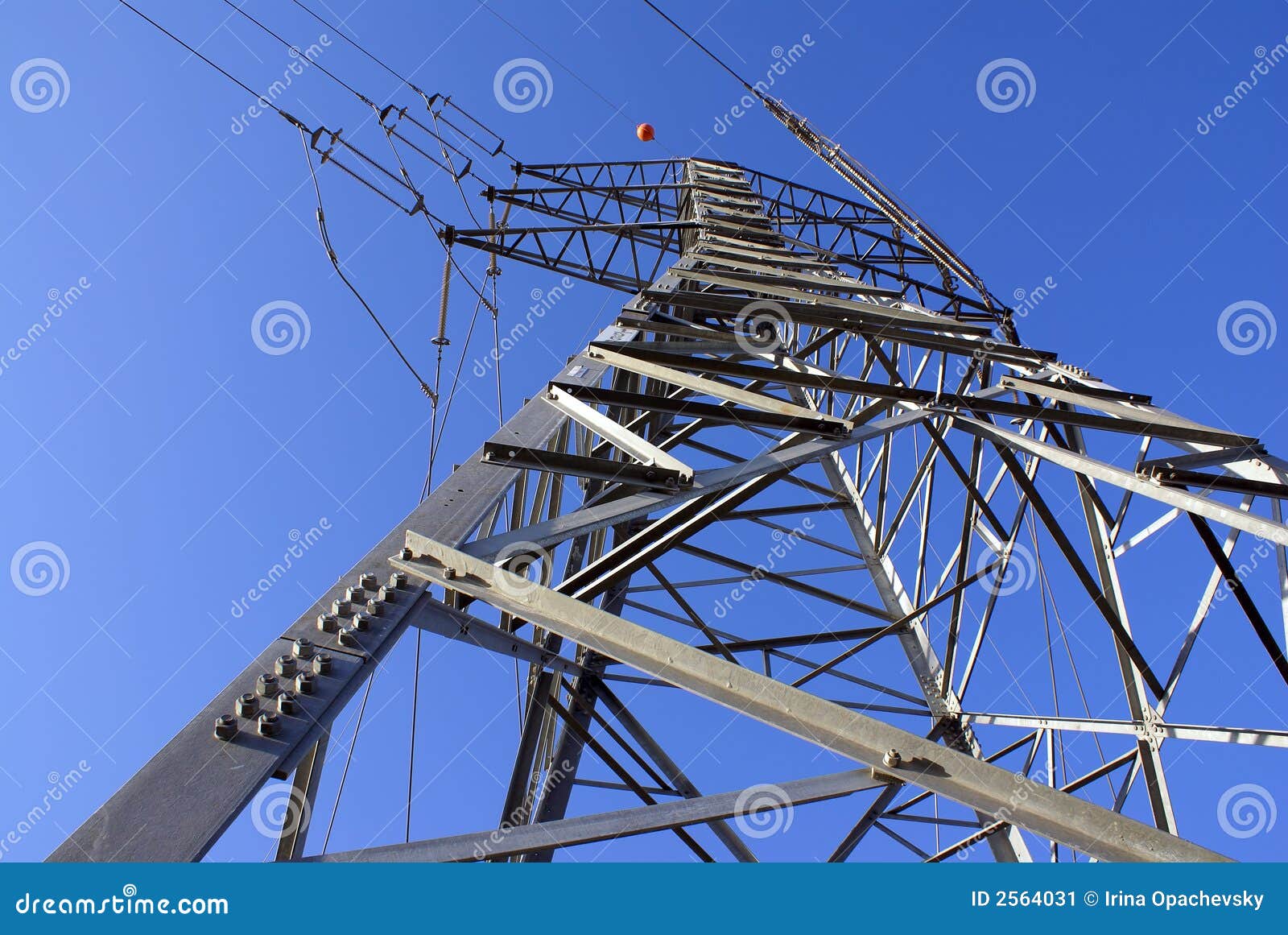 Electrical pylon stock image. Image of cable, energy, power - 2564031