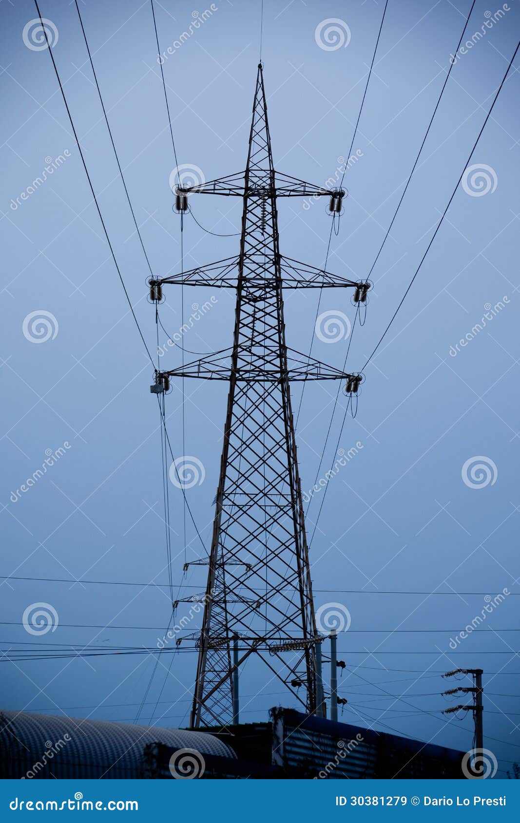 Electrical Pylon stock image. Image of elecrticity, tower - 30381279