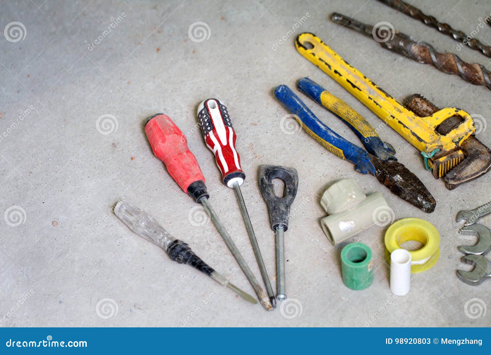 Electrical Box And Many Outlets In Unsafe Configuration Royalty-Free ...