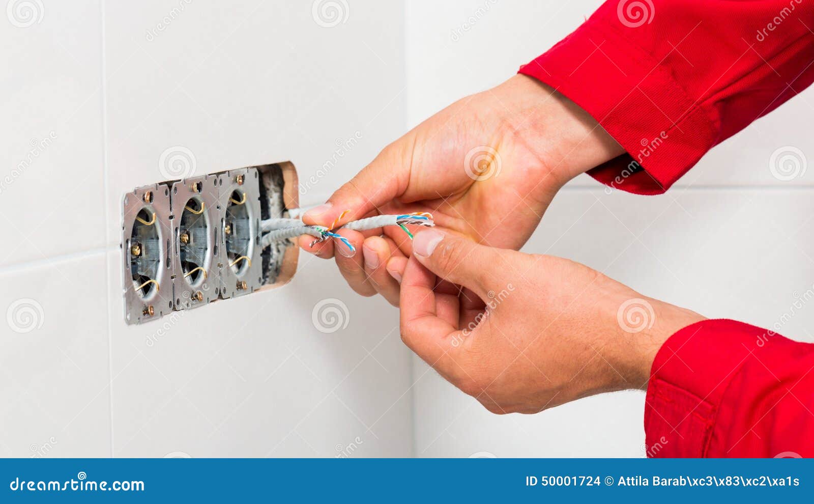 Electrical Renovations stock photo. Image of technician - 50001724