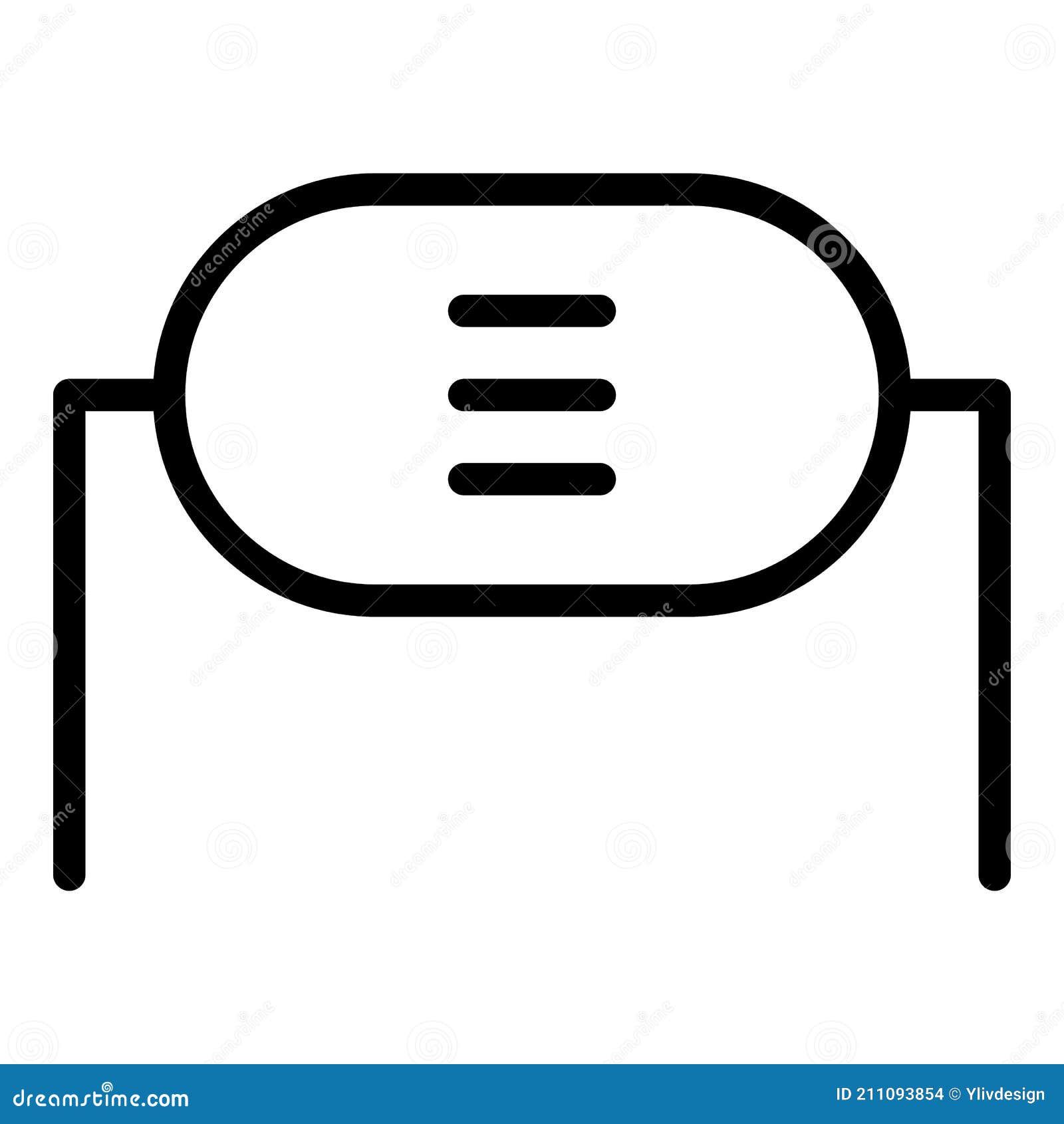 Electrical Resistor Icon, Outline Style Stock Vector - Illustration of ...