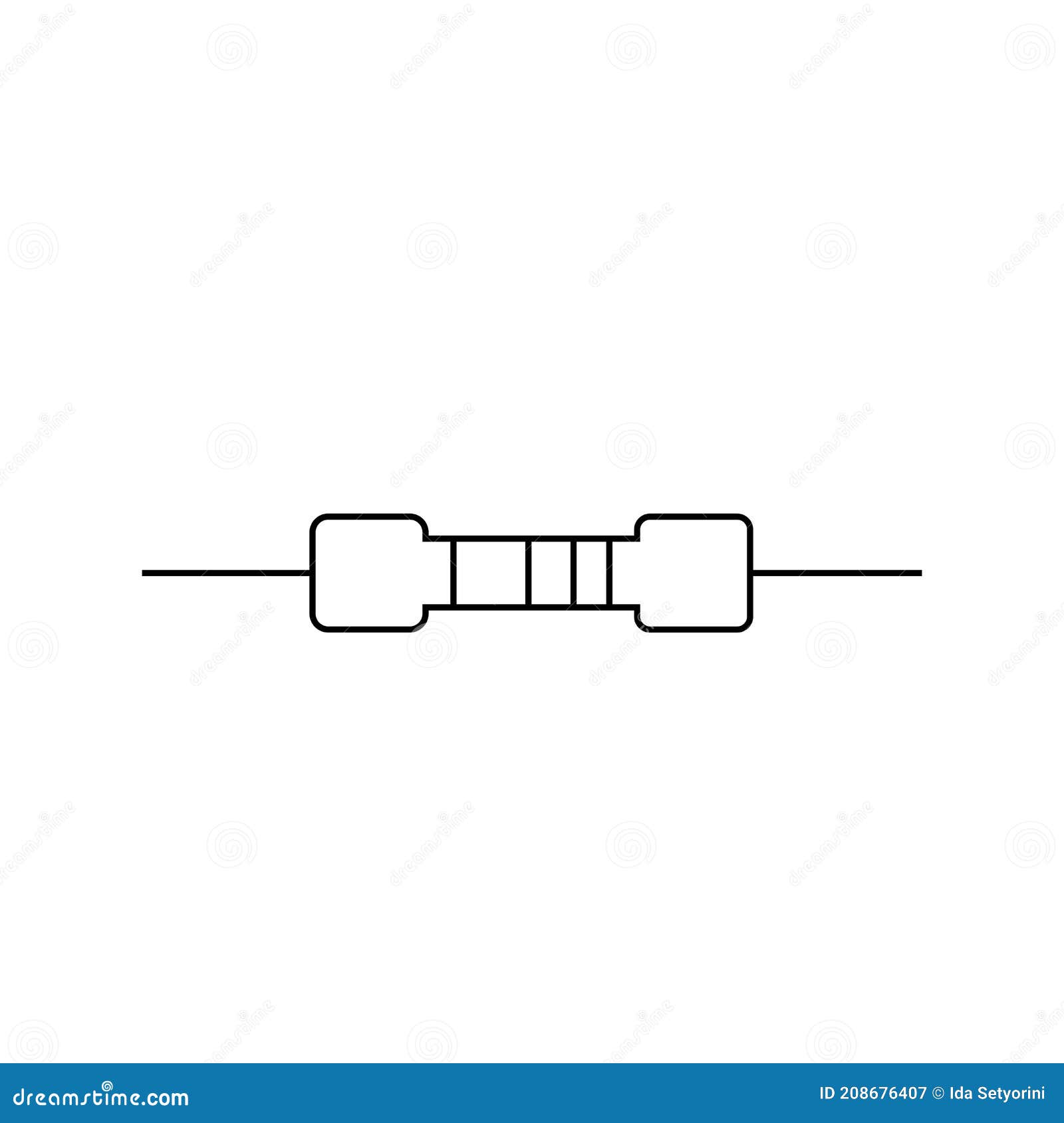 Resistor Logo Vector Illustration | CartoonDealer.com #208676412
