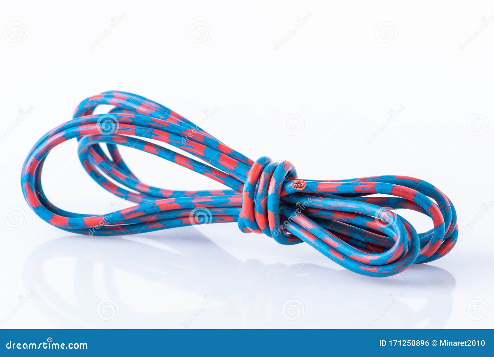 Electrical Rolled Electric Cable Wire Waste Stock Photo - Image of ...