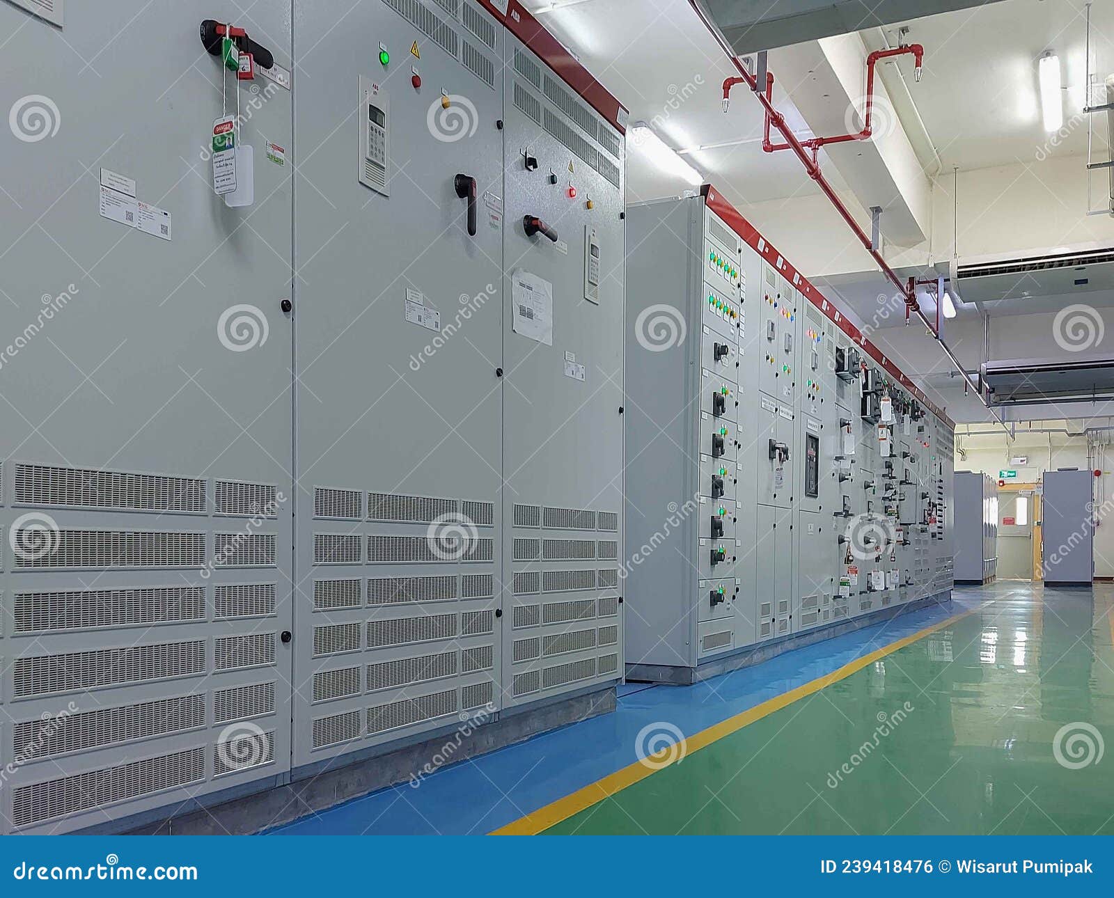 Electrical Room stock photo. Image of distribution, electronics - 239418476