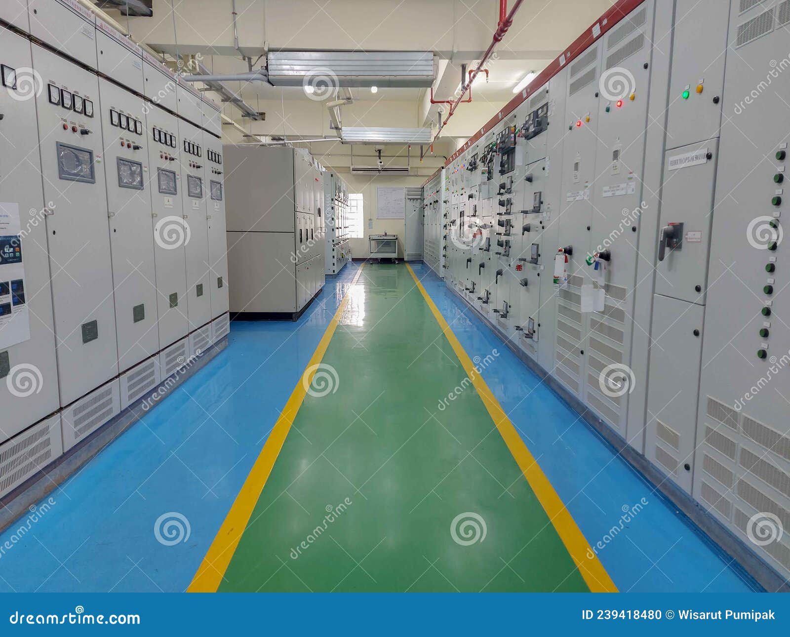 Electrical Room stock photo. Image of high, industry - 239418480
