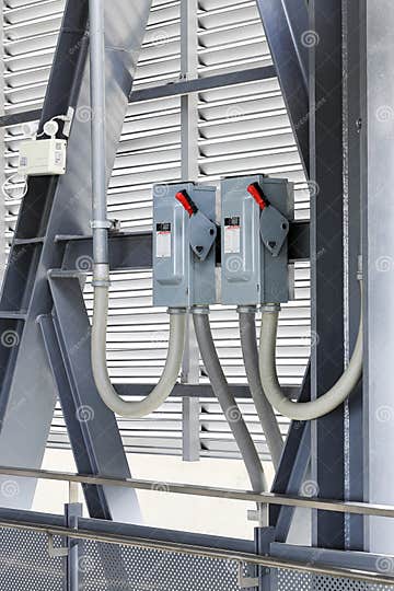 Electrical Safety Switch Box, Main Breakers, the Power Cut or ...