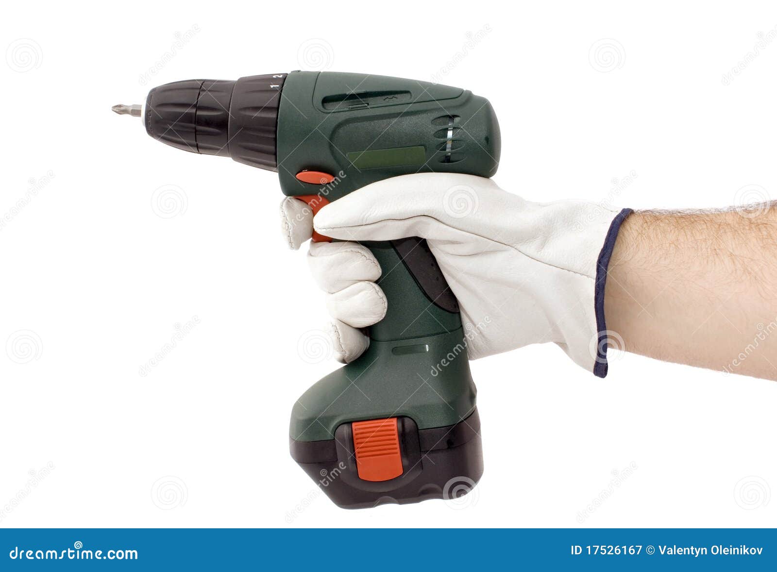 Electrical Screwdriver Tool in Human Hand Stock Image - Image of tool ...