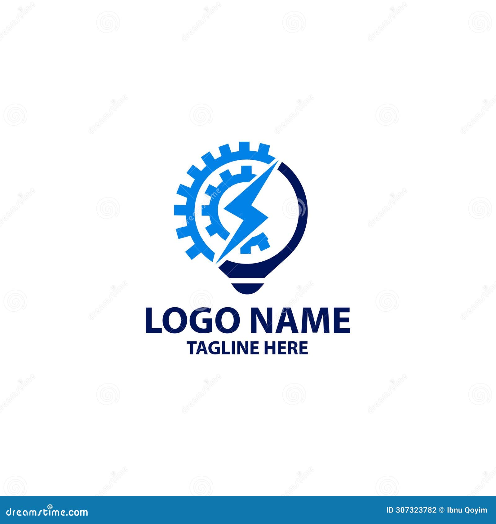 Electrical Settings Logo Design Vector Stock Vector - Illustration of ...