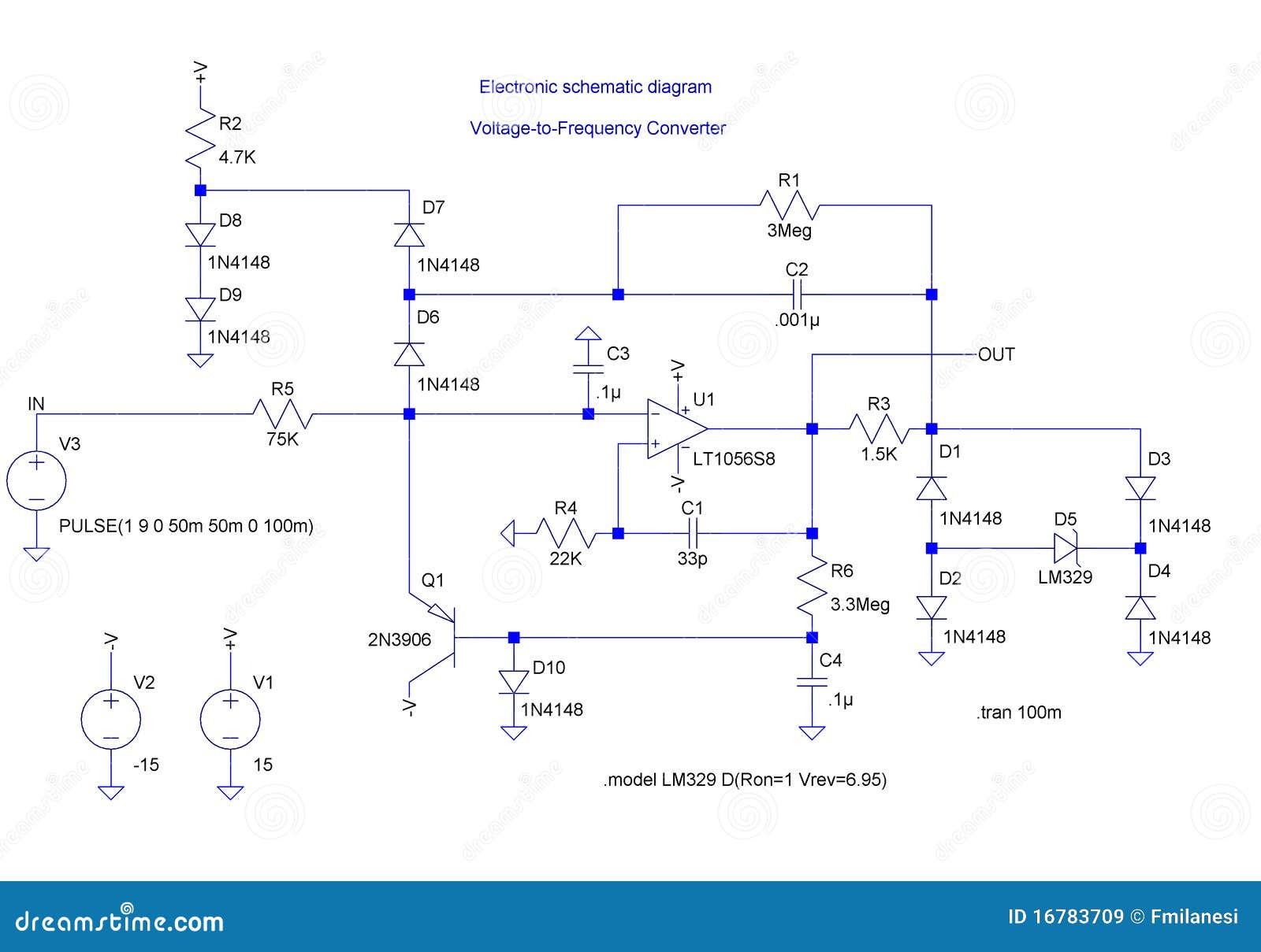 Electrical Shematic Diagram Stock Illustration - Illustration of ...