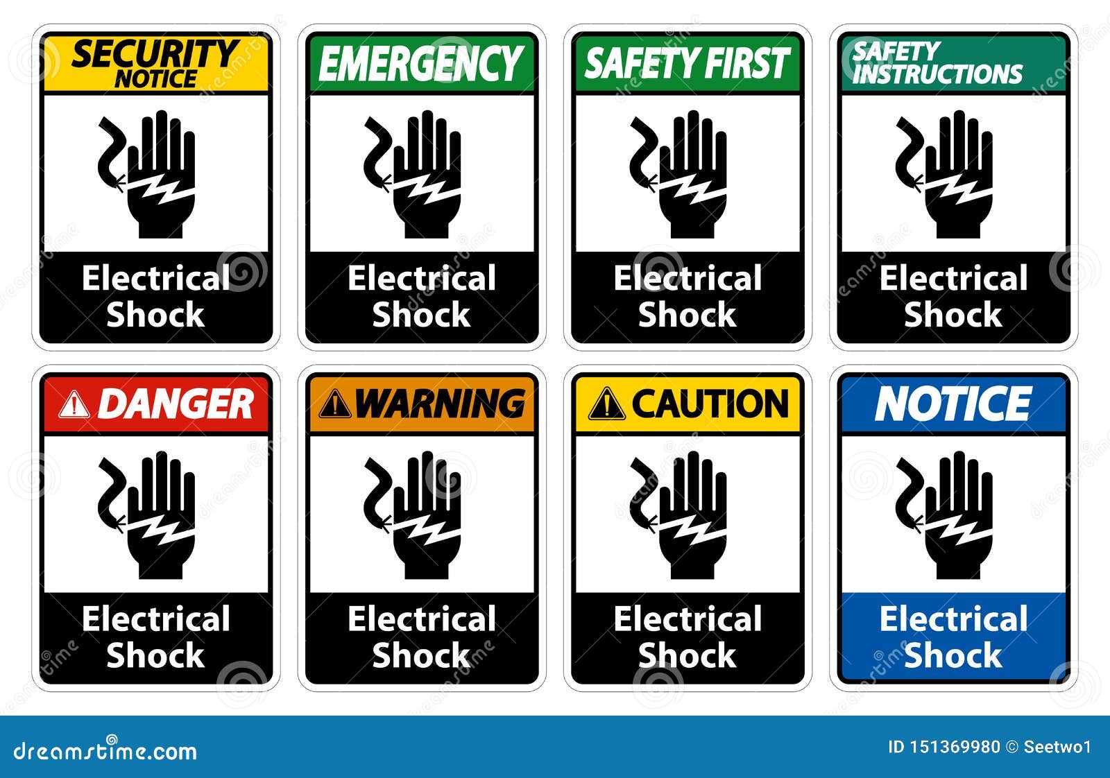 Electrical Shock Electrocution Symbol Sign, Vector Illustration ...