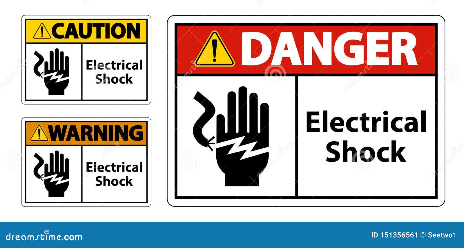 Electrical Shock Electrocution Symbol Sign, Vector Illustration ...