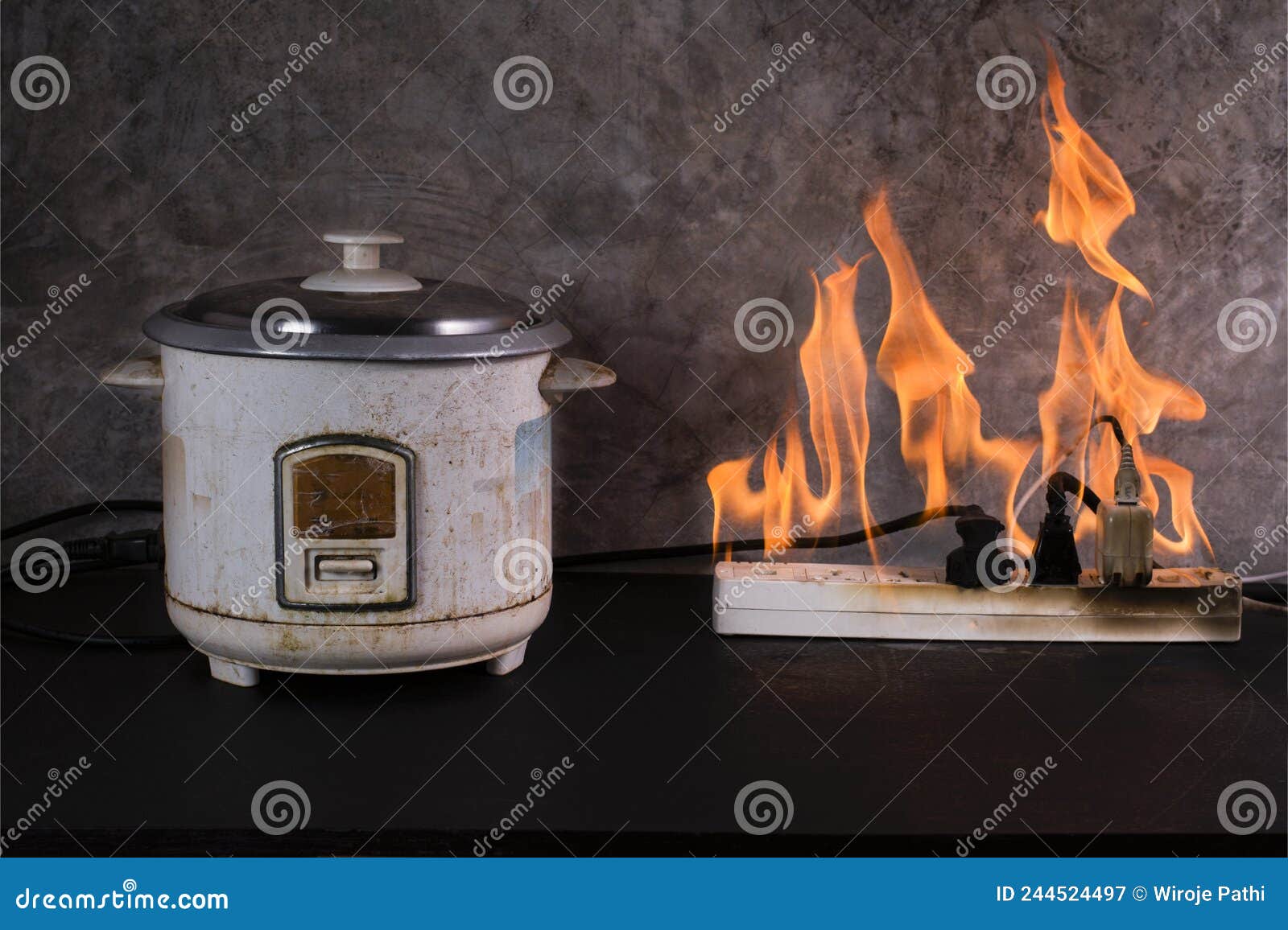 Electrical Short Circuit, an Electrical Outlet, or Electronic Device ...