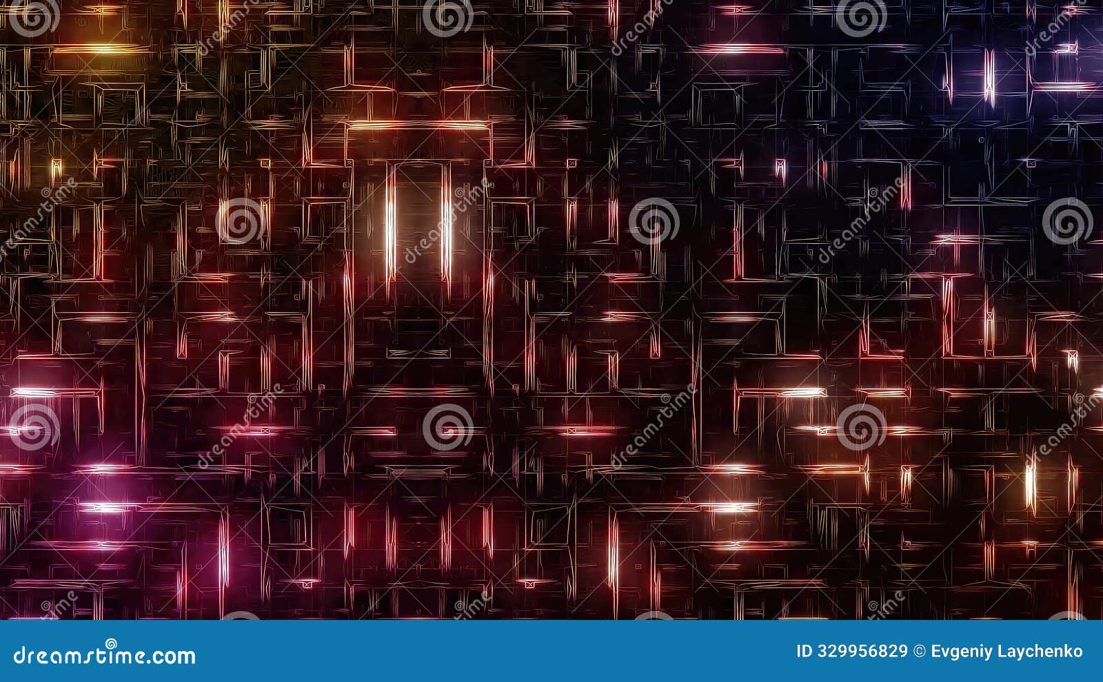 Electrical Signals Flowing in Electrical Conductors Stock Illustration ...