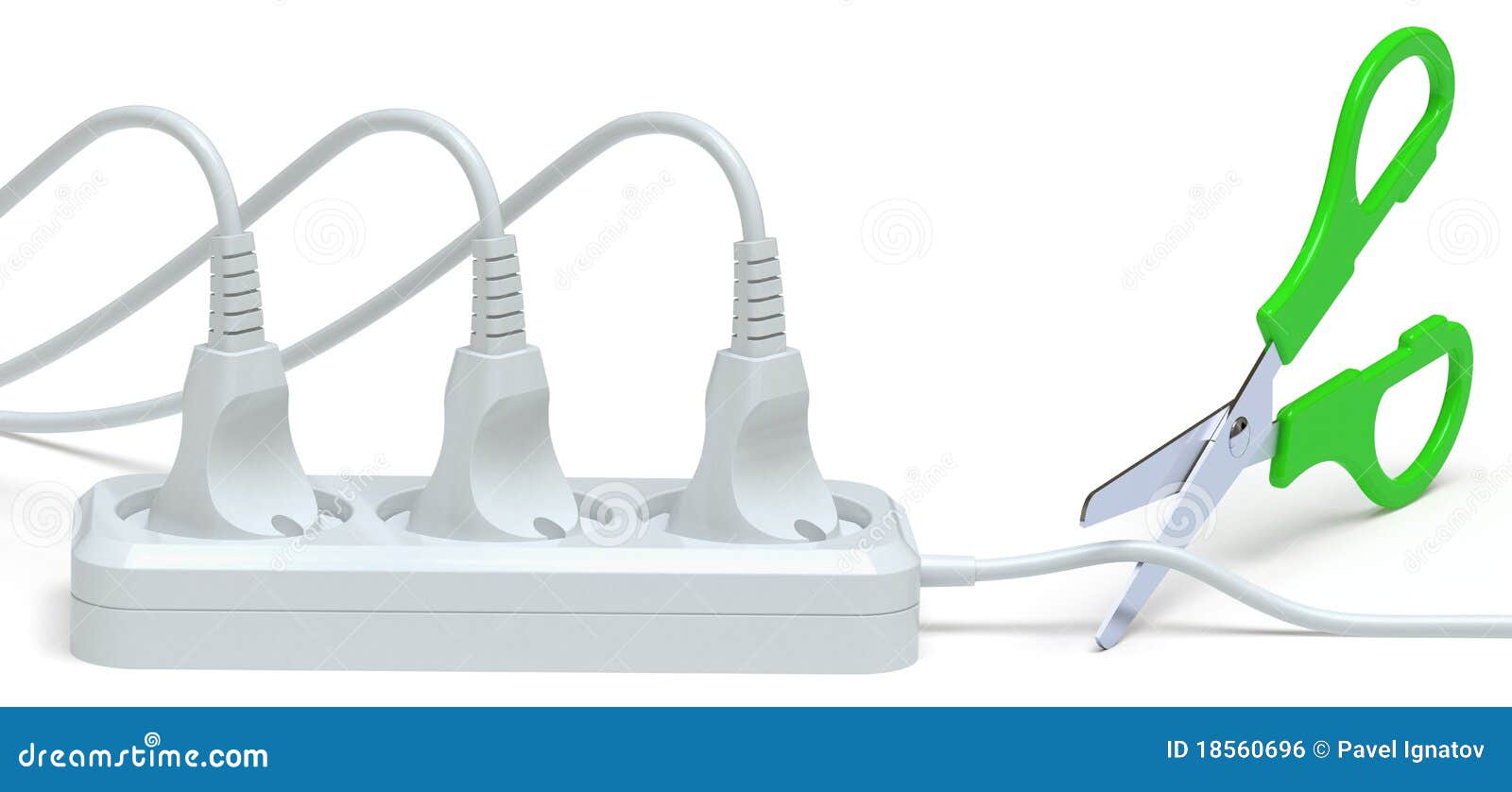 Electrical Socket With Melted Plug Overheating Concept Illustration ...