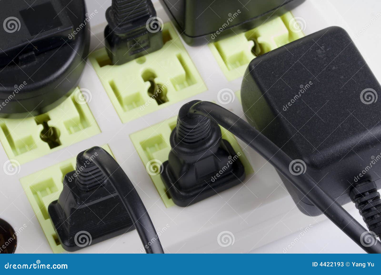 Electrical socket stock image. Image of black, holes, plugs - 4422193