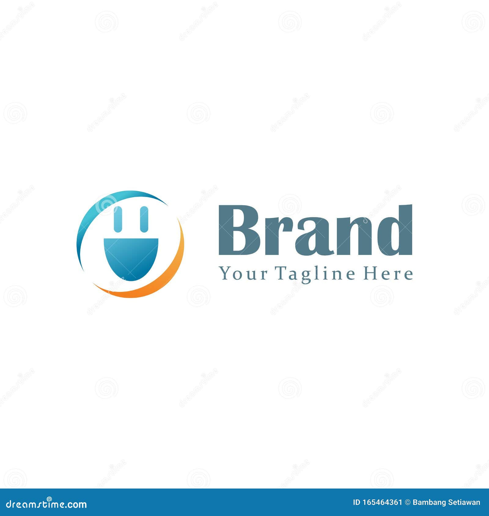 Electrical Socket Logo Design Template, Electrical Element Logo Concept ...