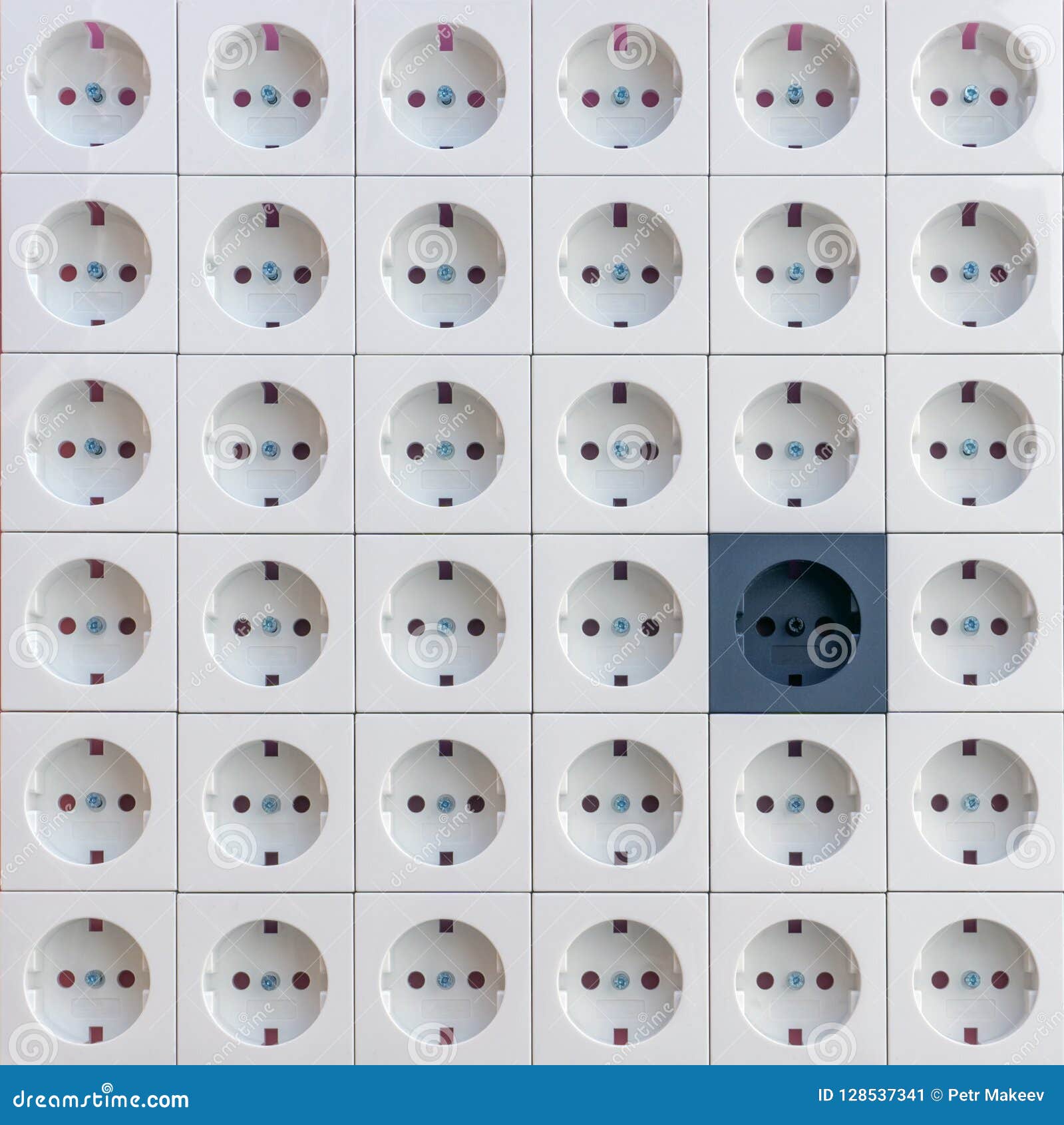 Electrical Socket Outlets Texture Stock Image - Image of mother ...