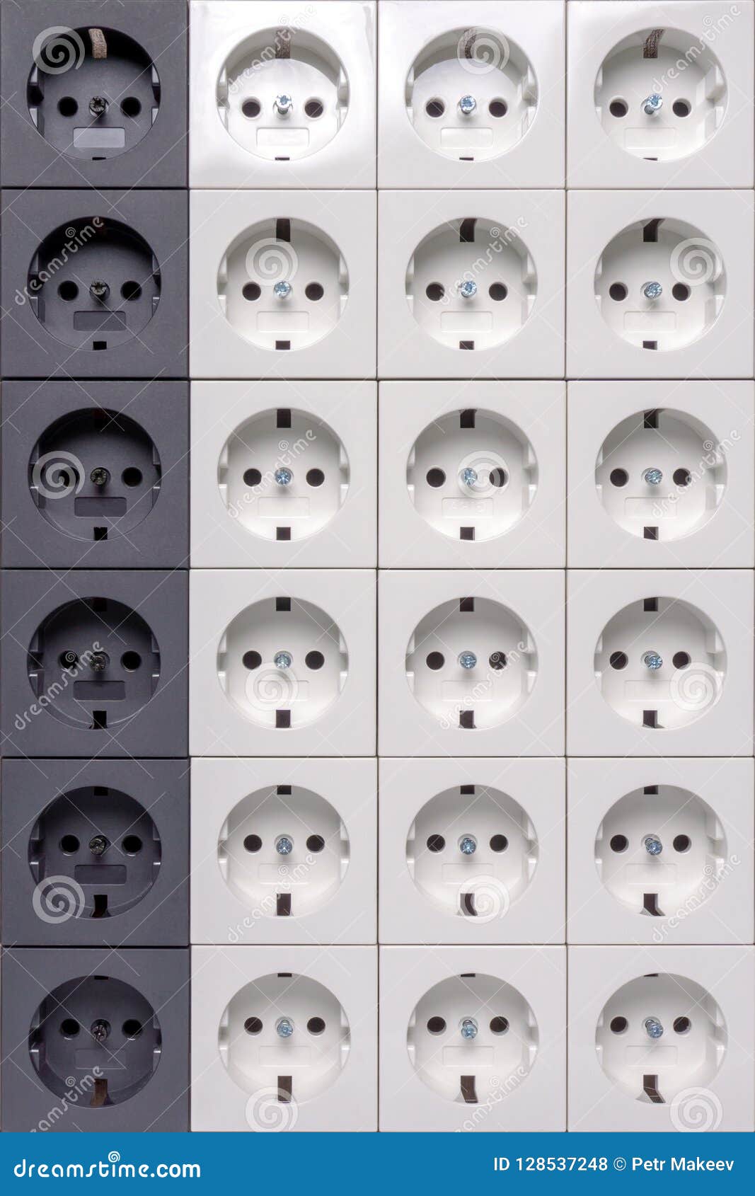 Electrical Socket Outlets Texture Stock Photo - Image of board, ethnic ...