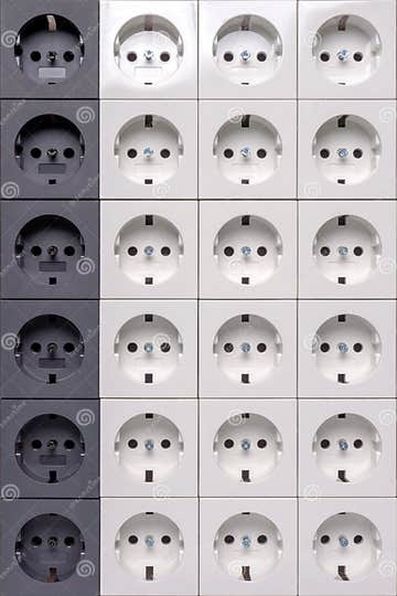 Electrical Socket Outlets Texture Stock Photo - Image of board, ethnic ...