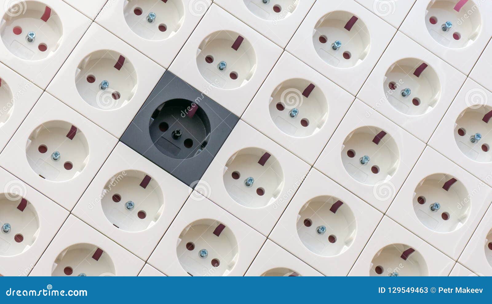 Electrical Socket Outlets Texture Stock Image - Image of communication ...