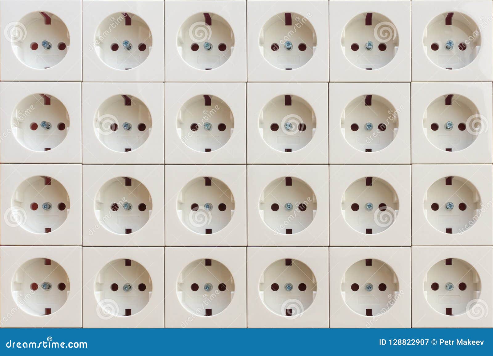 Electrical Socket Outlets Texture Stock Image - Image of communication ...