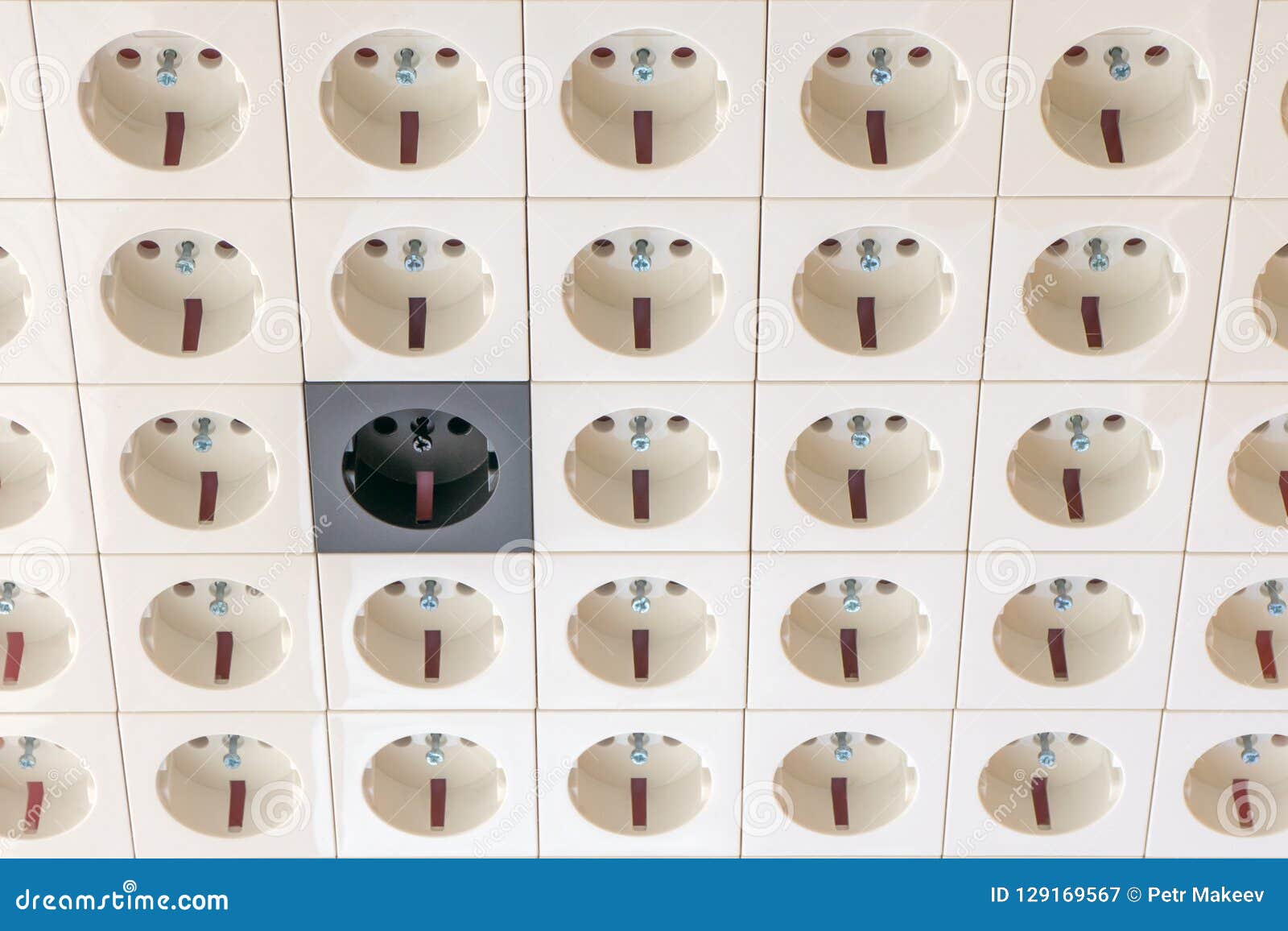 Electrical Socket Outlets Texture Stock Image - Image of cloth, colors ...