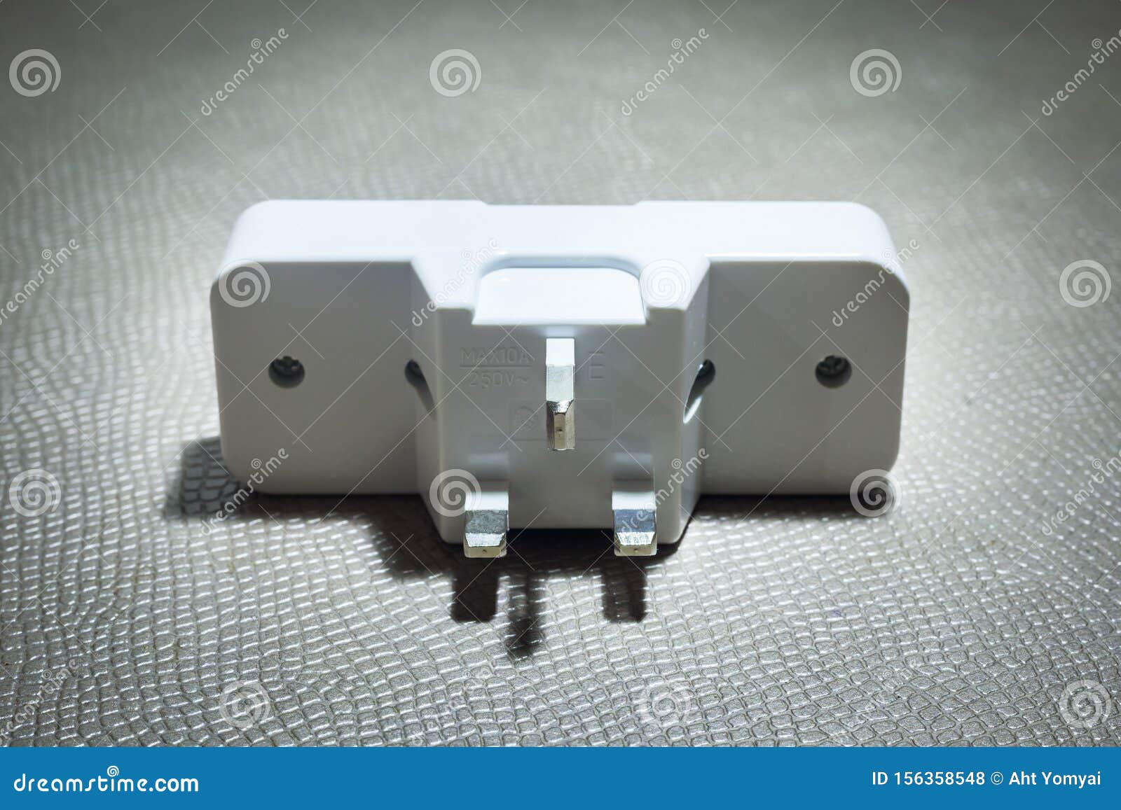 Electrical Socket Plug Adapter Stock Photo - Image of holes, socket ...